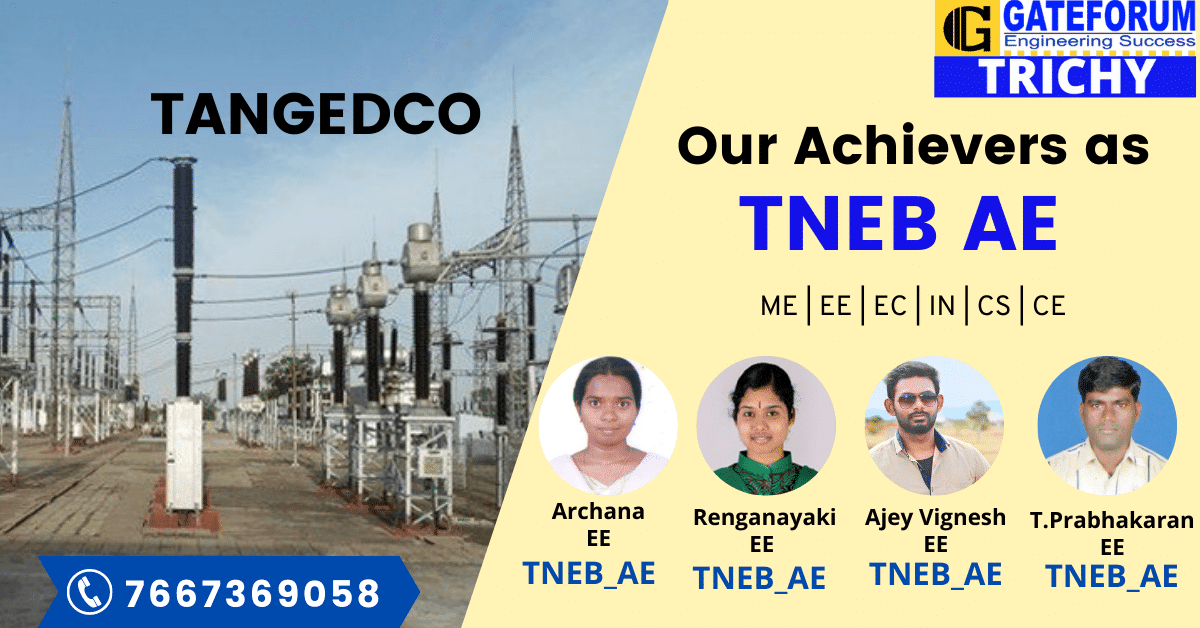 TNEB AE EXAM - ME, EE, EC, IN, CS & CE - TRICHYPLUS